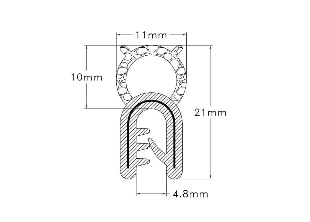 Bulb Trim-EC28-204-EM - Elasto Proxy