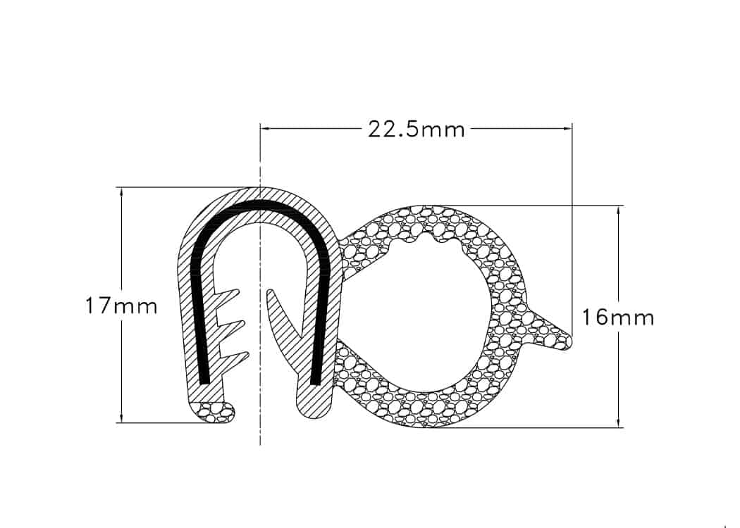 Bulb Trim-EC28-210-EM - Elasto Proxy