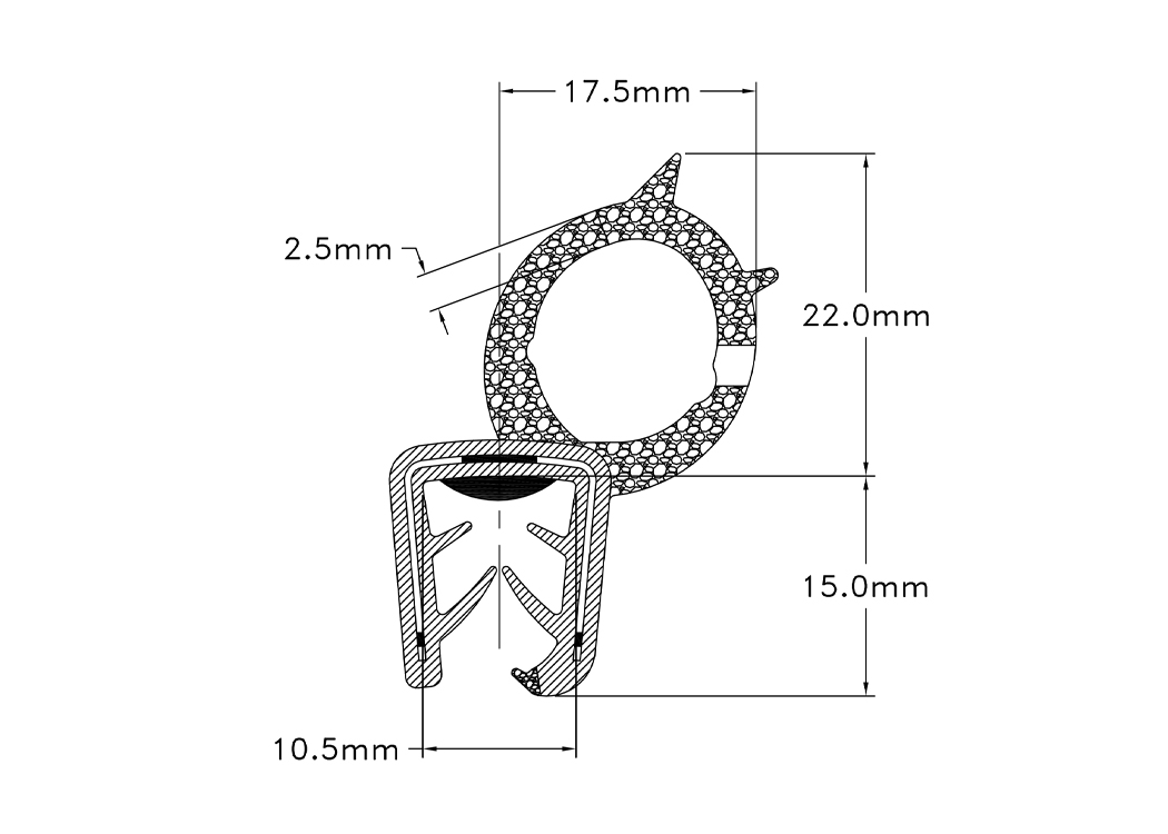 Bulb Trim-EC28-511-EM - Elasto Proxy