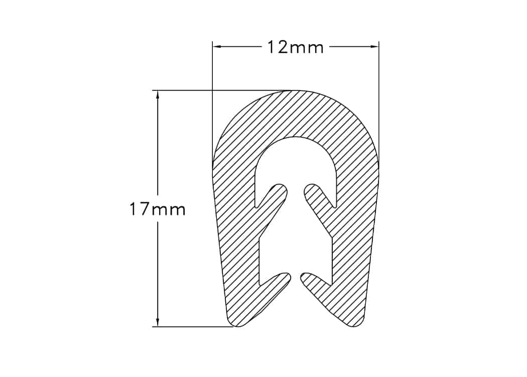 Edge Trim-ES28-403-P60 - Elasto Proxy