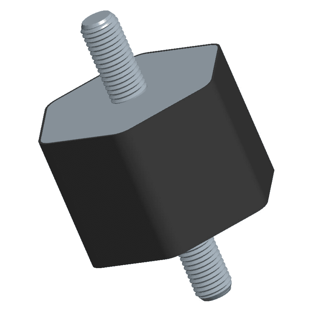 Cylinder Vibration Mounts for Generators and Gensets